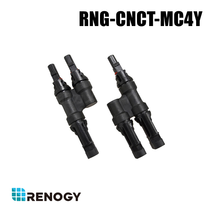 【RNG-CNCT-MC4Y】レノジー RENOGY 並列用MC4コネクター Y字型 （返品不可・代引不可）